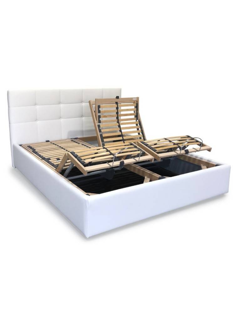 LETTO MATRIMONIALE CONTENITORE CON RETE ELETTRICA MOTORIZZATA